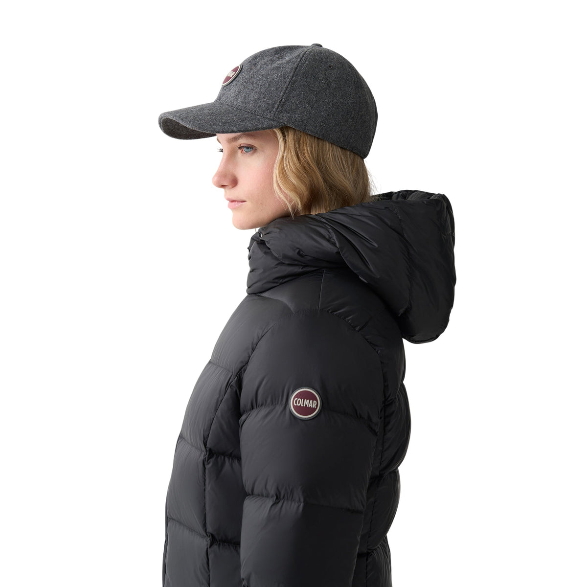 Colmar Piumino Donna lungo logo applicato | Francavilla Moda